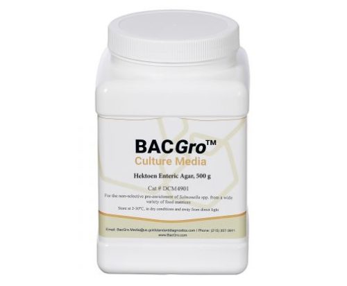BACGro Hektoen Enteric Agar / 500g - Global Scientech Shop